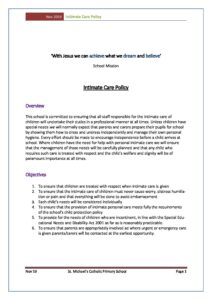 intimate-care-policy-2019 – St Michael's Catholic Primary School